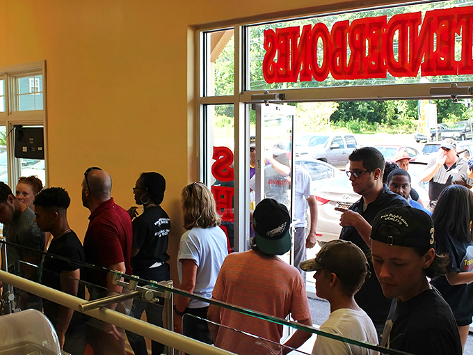 The line says it all &ndash; these folks know the secret to happiness is smoky, saucy, and served with a side of patience.