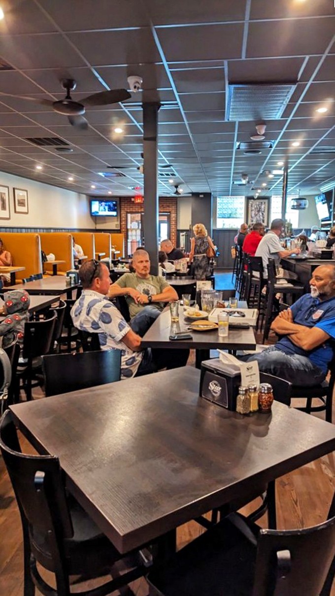 Pizza brings people together! This lively dining room is where strangers become friends over a shared love of crust.