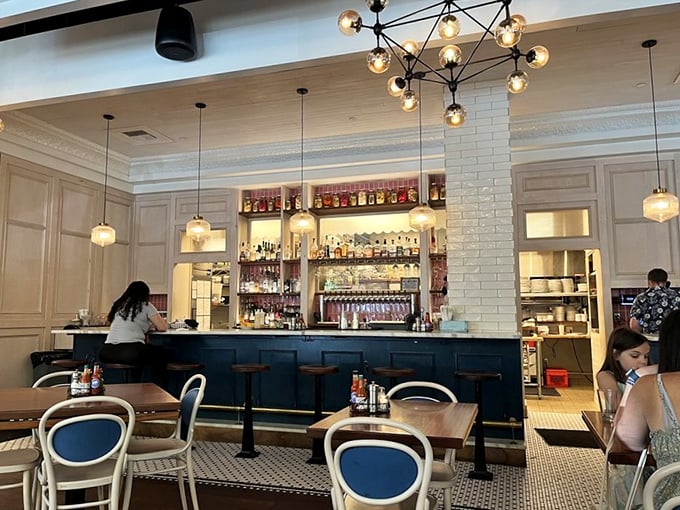 The dining room hums with the energy of people making memories over meals worth talking about for weeks.