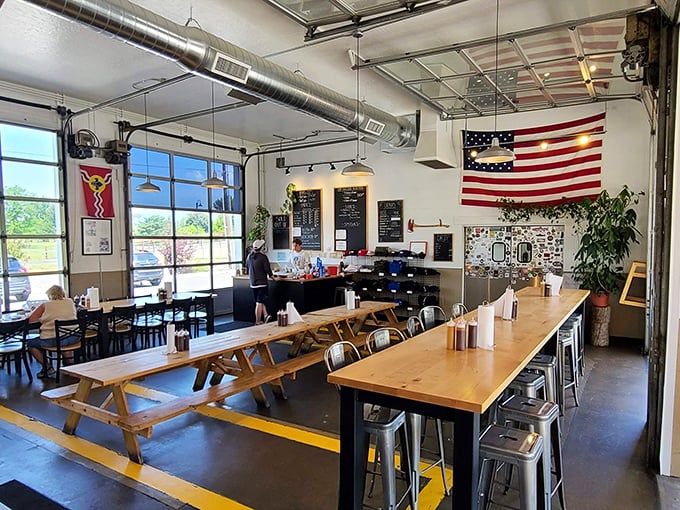 Pull up a chair and stay awhile. This dining area is where BBQ dreams come true and diet plans go to die (in the most delicious way possible).