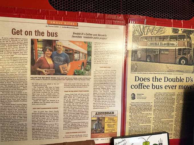 A glimpse into Double D's history. Proof that sometimes the best ideas come from thinking outside the box... or inside the bus!