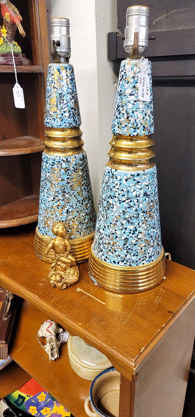 These lamps aren't just lighting fixtures; they're conversation starters with a 1970s flair. Groovy, baby!