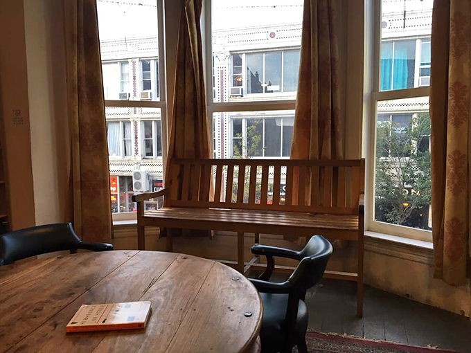 Take a load off and dive into a good book. This cozy nook is the perfect spot for a literary siesta.