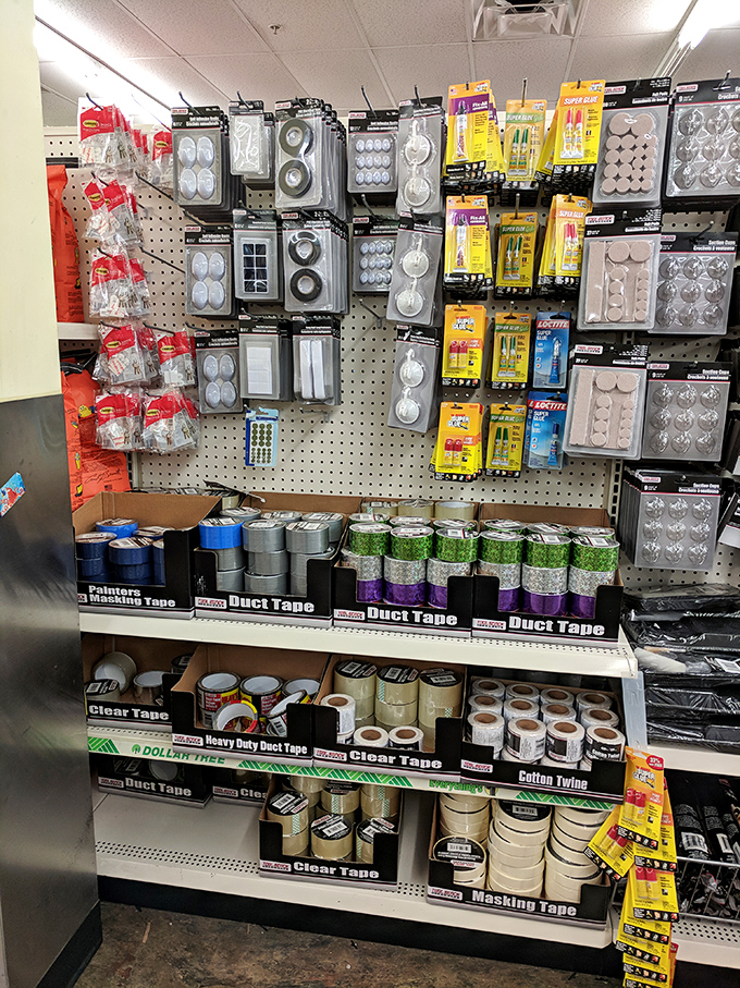 Stick it to high prices! This adhesive wonderland proves that in the world of tape, one dollar goes a long, long way.