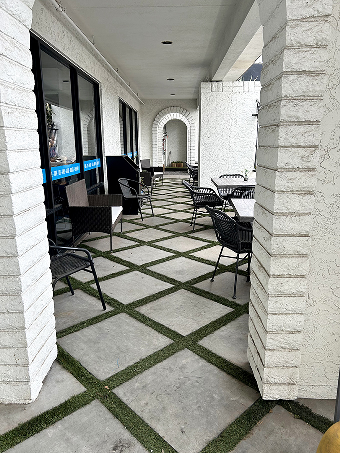 Who needs a staycation when you have this oasis? This charming patio setup is perfect for sipping lemonade and pretending you're at a chic European caf&eacute;.