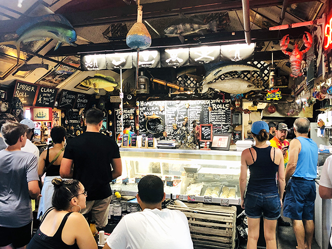 Where everybody knows your name... and your favorite fish. The staff at Stowe's are the real catch of the day.