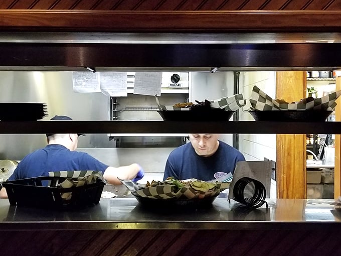 Behind the scenes at Francie's, where culinary magic happens faster than you can say "I'll have the Reuben, please!"