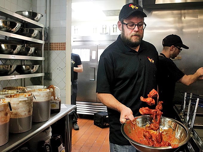 Behind the scenes with the wing wizards. These culinary alchemists turn humble chicken into gold.