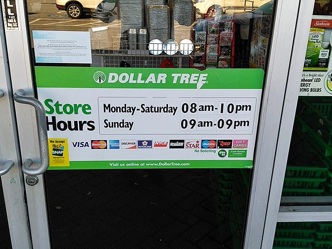 The pearly gates of bargain heaven, open 13 hours a day. Where else can you satisfy your 3 AM craving for plastic flamingos and off-brand cereal?