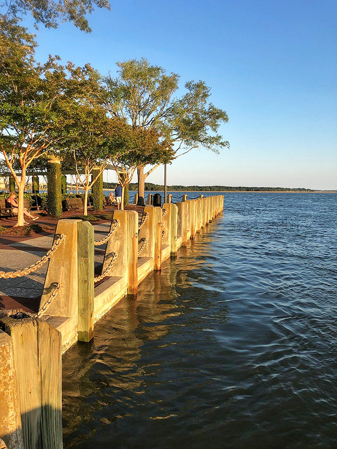 Nature's own light show, no tickets required. This sunset's got more colors than a crayon factory explosion.