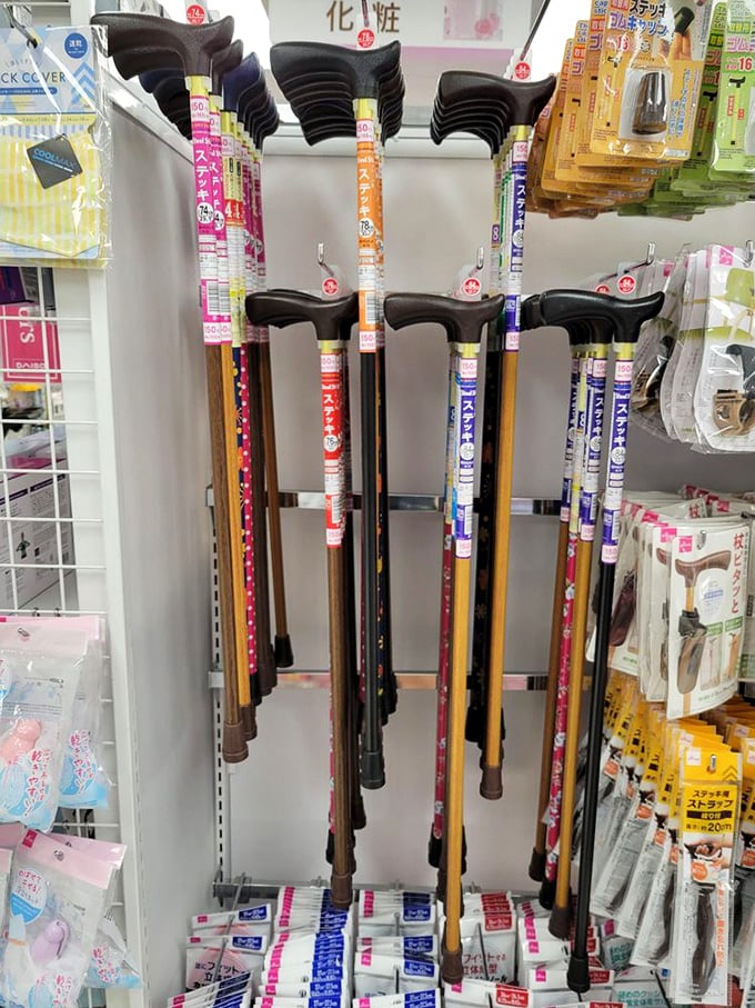 Walking canes with personality! Because mobility aids should be as stylish and colorful as the people who use them.