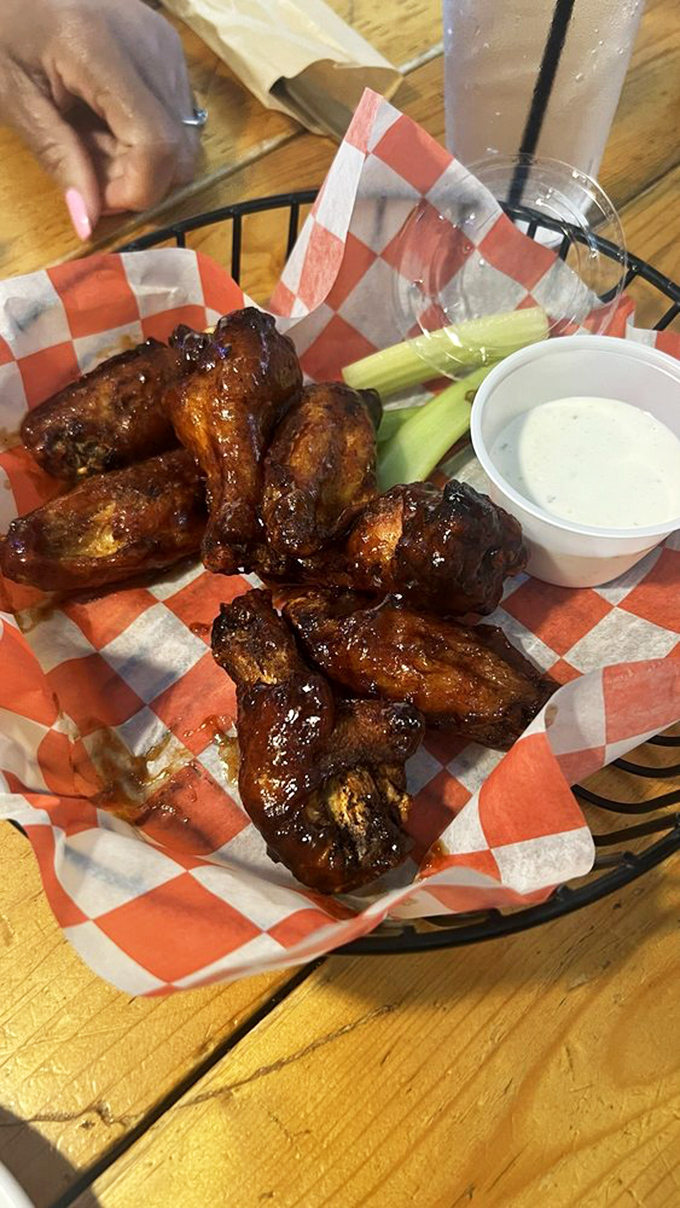 Wings so saucy, they could host their own late-night talk show. Paired with that cool ranch, it's a flavor party your taste buds won't want to miss.