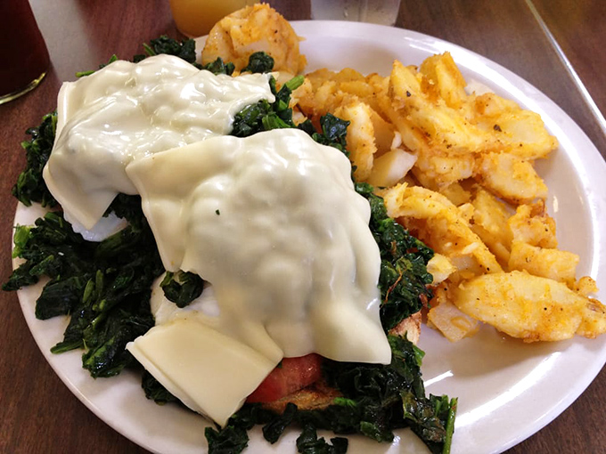 Eggs Benedict: The breakfast equivalent of wearing a tuxedo. Classy, indulgent, and worth every rich, creamy bite.