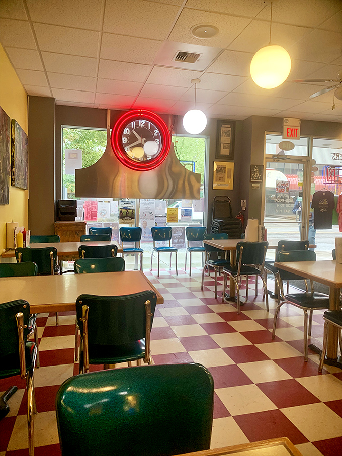Time flies when you're having fun... and burgers! This groovy clock keeps burger time, where it's always five o'clock somewhere.