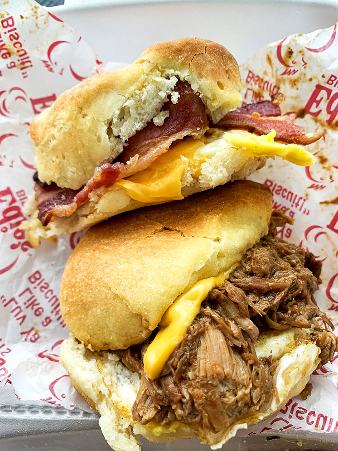 Biscuit sandwiches so good, they'll make you forget all about those fancy avocado toasts. Who needs trendy when you have timeless?