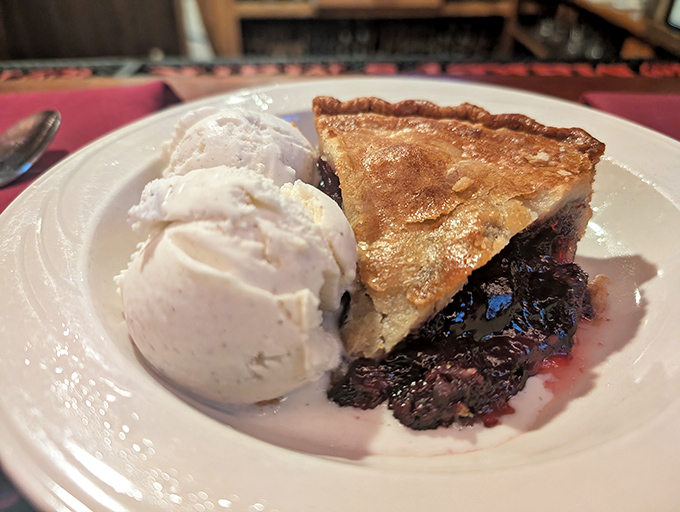 Blueberry pie that'll make you forget all about your "no dessert" New Year's resolution. Some rules are meant to be deliciously broken.