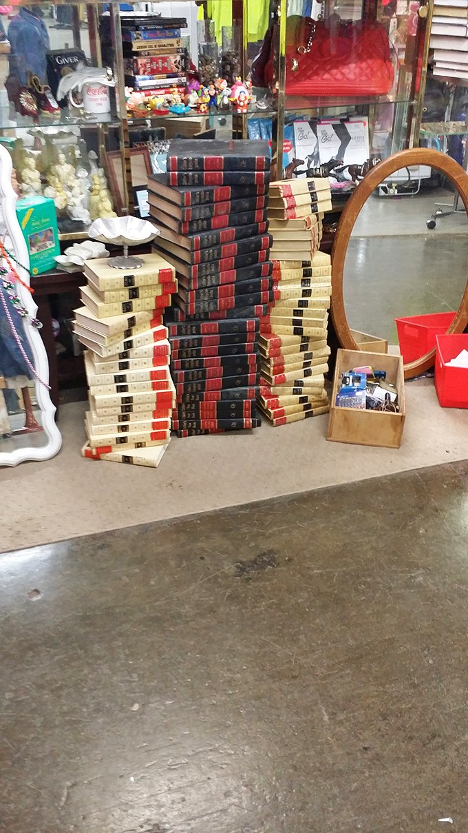 Bookworms, rejoice! This literary labyrinth of leather-bound tomes is a page-turner's paradise waiting to be explored.