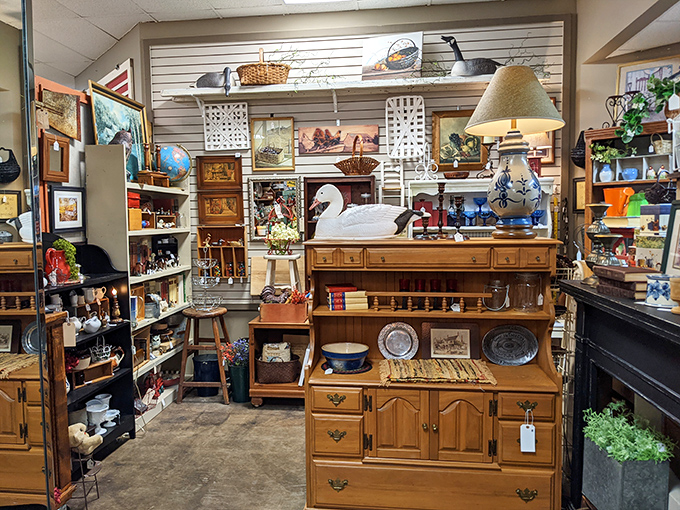 Welcome to the neighborhood! These vendor booths are like little homes for homeless treasures, each with its own personality and story to tell.