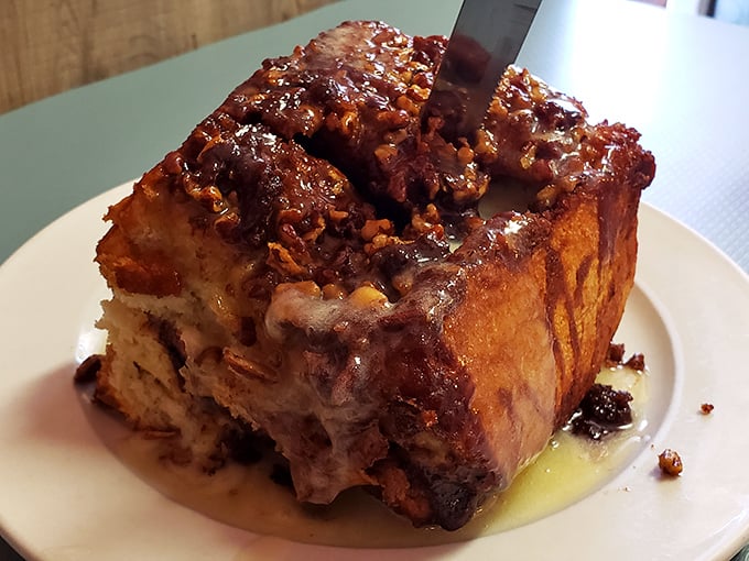 Bread pudding that's more indulgent than binge-watching your favorite show in pajamas. One bite, and you'll swear you've found the meaning of life.