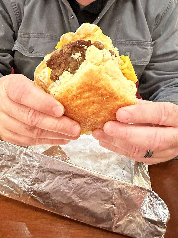 Biscuits so good, they'll make you want to hug the baker. Flaky, buttery, and ready to make your morning infinitely better.
