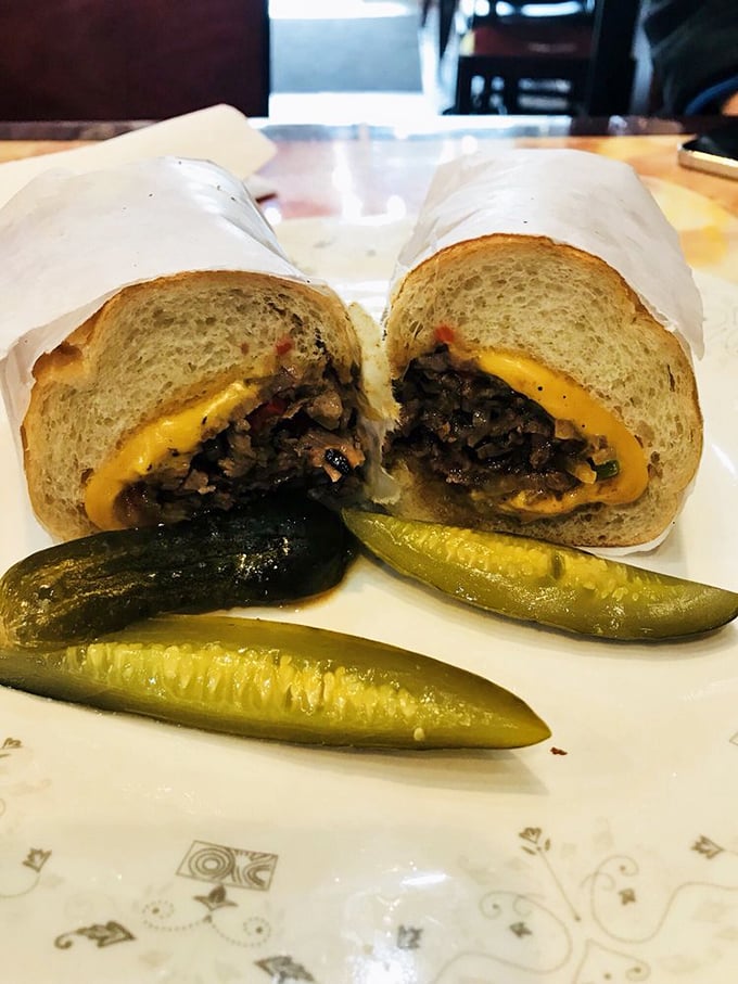 East meets West in delicious harmony! This Brooklyn Philly cheese steak is a cross-country flavor explosion.