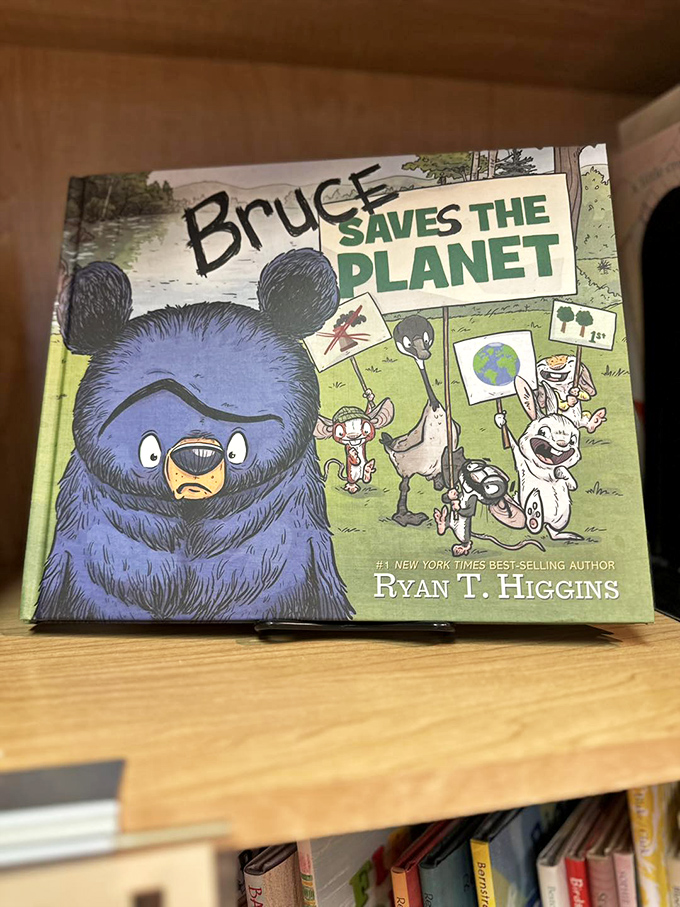 Bruce to the rescue! This lovable bear is ready to save the planet, one giggle at a time. Earth Day reading, anyone?