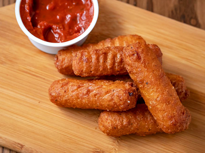 Cheese sticks that make mozzarella the star of the show, with marinara playing the perfect supporting role.
