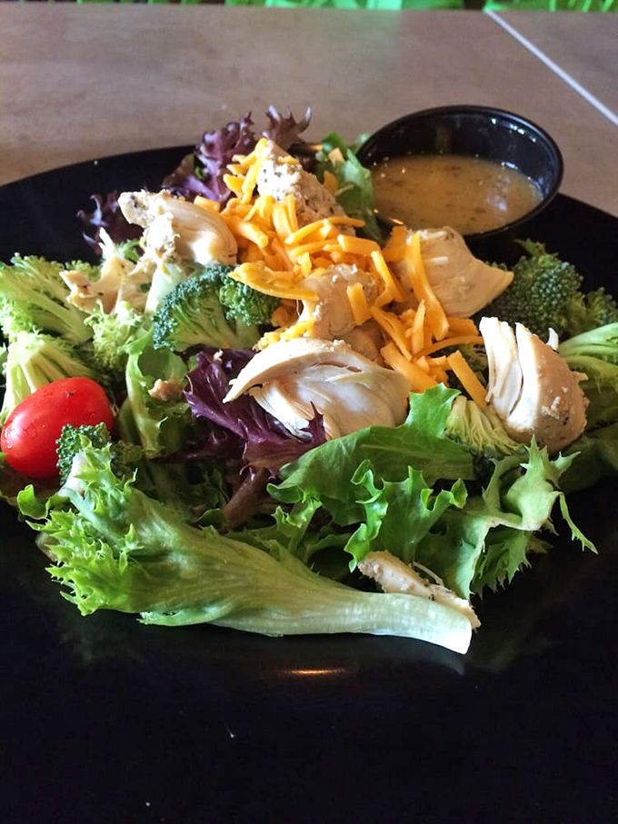 Chicken salad with lime vinaigrette: Light, bright, and oh-so-right. It's like summer decided to crash the party, and we're all invited.