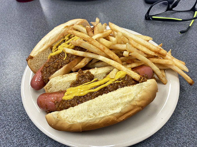Coney dogs: the breakfast rebel's choice. Who says you can't start your day with a little spice and everything nice?