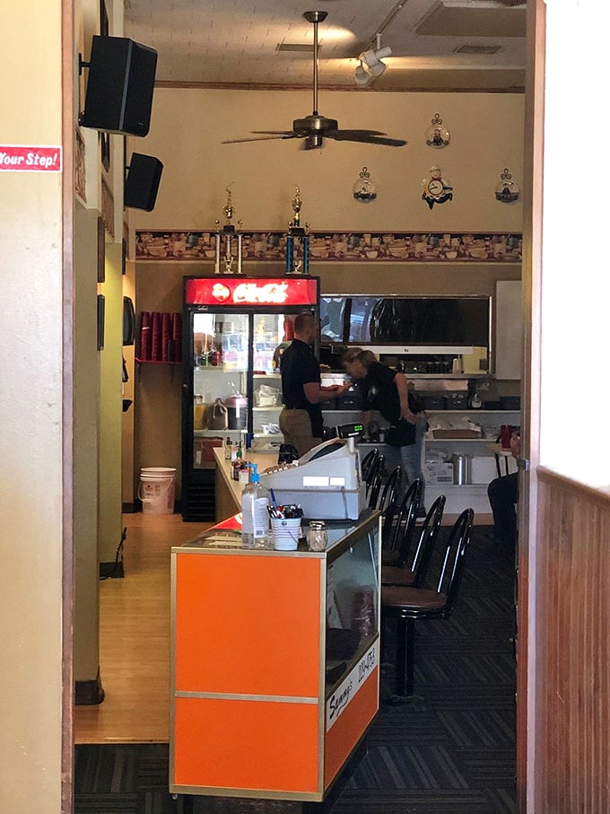 Behind the scenes at Sammy's: where breakfast magic happens and coffee flows like a river of caffeinated dreams.