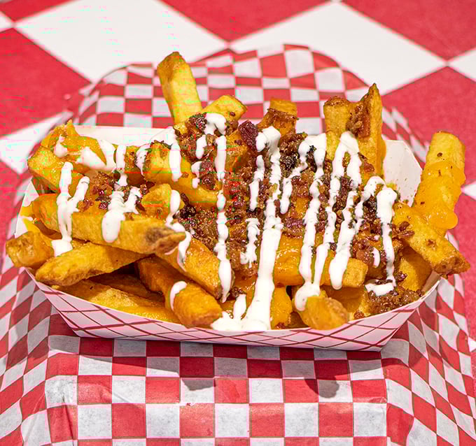 Fries that could make a Frenchman weep! Crispy, golden, and drizzled with pure joy &ndash; resistance is futile.