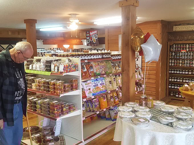 Shopping becomes a meditative experience here, where customers ponder life's important questions &ndash; like whether to get one pie or three.