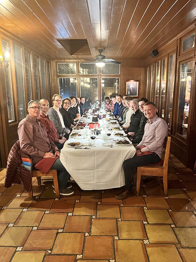 The Last Supper, Fort-style! Gather 'round the table for a feast that would make even Leonardo da Vinci reach for seconds.