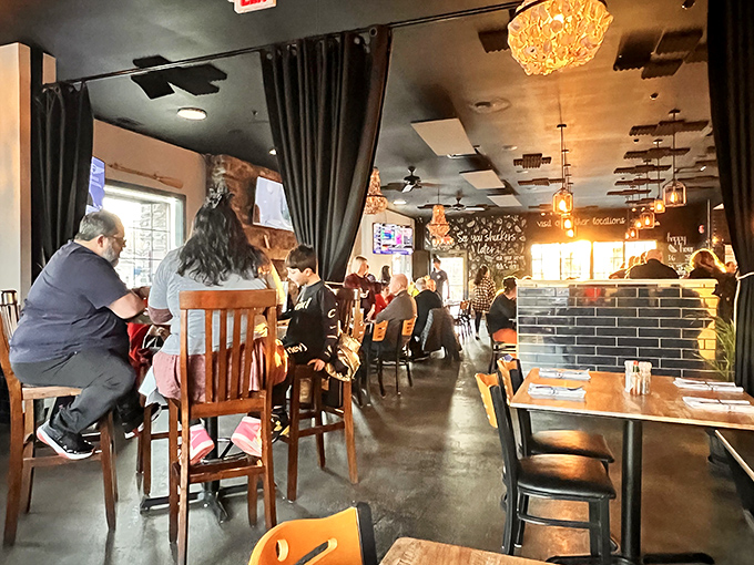 Happy diners, sailing the seas of satisfaction. At Salty Mary's, every meal is a voyage of culinary discovery.