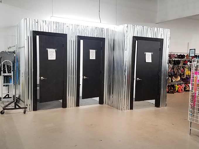 Dressing room or time machine? Step inside and emerge as a whole new you &ndash; or perhaps a fabulous version of your grandma.