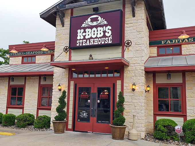 K-Bob's Steakhouse: Where carnivores come to worship at the altar of beef. Vegetarians, you've been warned!