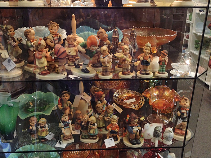 It's a small world after all! These charming figurines are like a United Nations of cuteness, each with a story etched into their porcelain smiles.