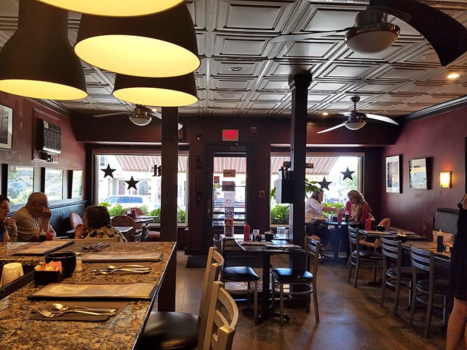 An interior that's as inviting as a warm hug. With its charming decor and cozy atmosphere, it's like dining in your cool friend's living room.