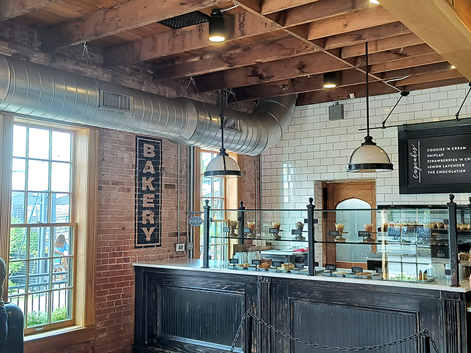 Where baking meets magic! This interior shot showcases the perfect blend of rustic charm and modern efficiency &ndash; a true baker's wonderland.