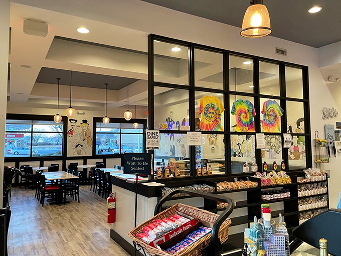 The dining room strikes that perfect balance between "nice enough for a date" and "casual enough to make inappropriate noises while devouring your sandwich."