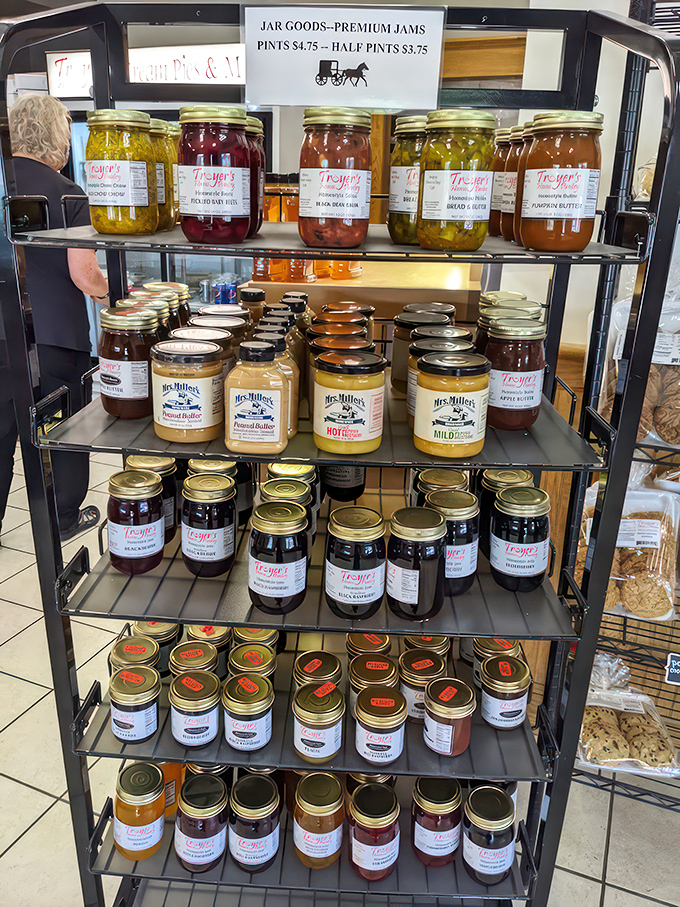 Jar-dropping selection! From classic strawberry to exotic peach jalape&ntilde;o, these jams are ready to rock your toast's world.