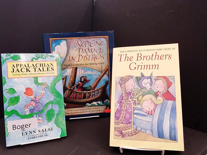 Childhood classics and new favorites mingle on these shelves. It's never too late to revisit the magic of youth through a good book.