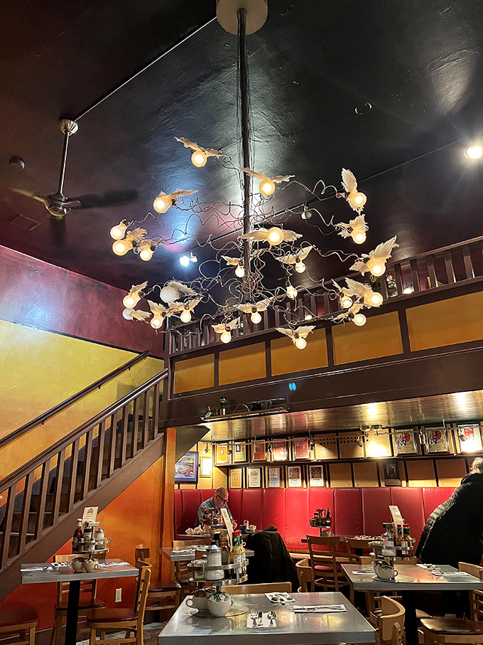 Whimsical lighting that looks like it was designed by breakfast fairies. Who knew eggs could be so atmospheric?