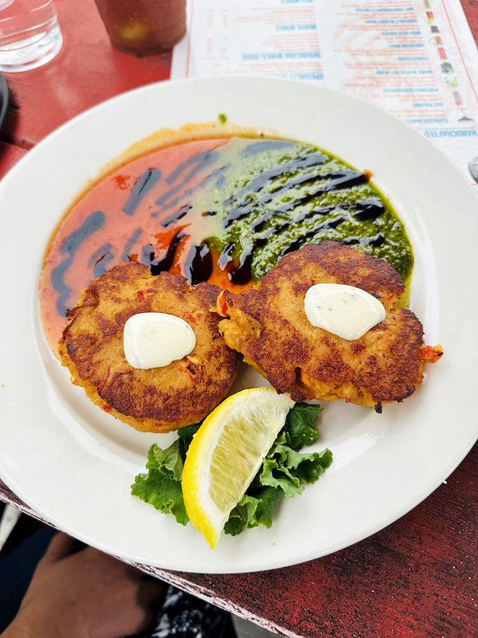 These aren't just cakes, they're edible works of art. Lobster and scallop join forces in a flavor explosion that'll make your taste buds dance.