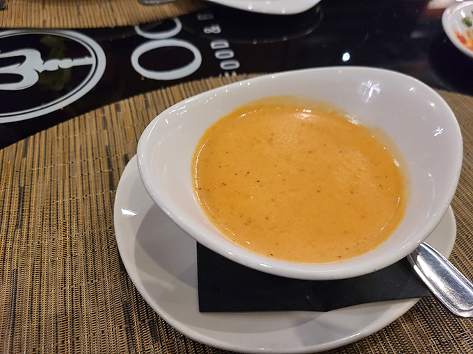 Lobster bisque so smooth, it could teach a tango class. One spoonful and you'll be dancing with delight all the way to the bottom of the bowl.