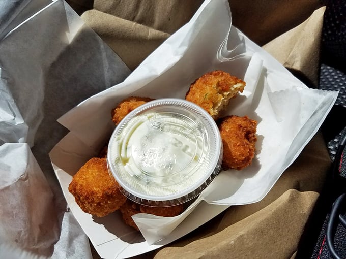 Mini morsels of maritime magic! These crab cakes might be small, but they pack a flavor punch worthy of Muhammad Ali.