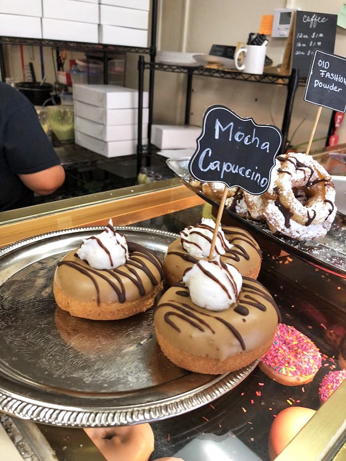 Mocha madness! These cappuccino-inspired creations are where coffee meets donut in a flavor explosion that'll wake up your taste buds.
