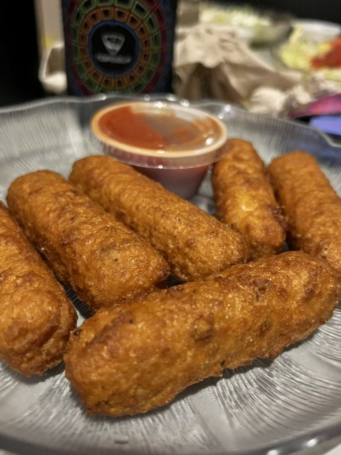 Crispy on the outside, gooey on the inside. These mozzarella sticks are what cheese dreams are made of.