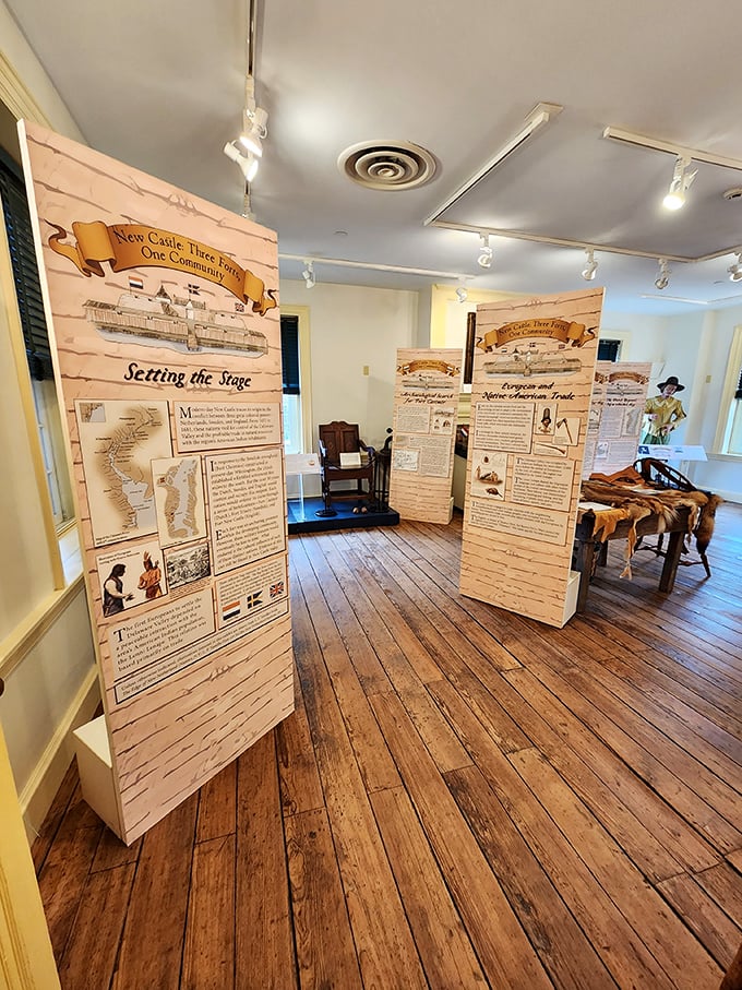 Three forts, one community, infinite stories: Unravel the tapestry of New Castle's past through these captivating displays. History buffs, prepare to geek out!