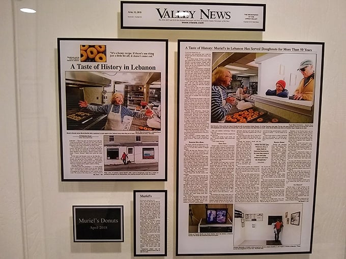 Extra! Extra! Read all about it! Local donut shop captures hearts, taste buds, and headlines. Film at 11, donuts at 10!